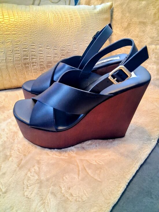 Steve Madden | Shoes | Steve Madden Platform Wedge Sandals | Poshmark